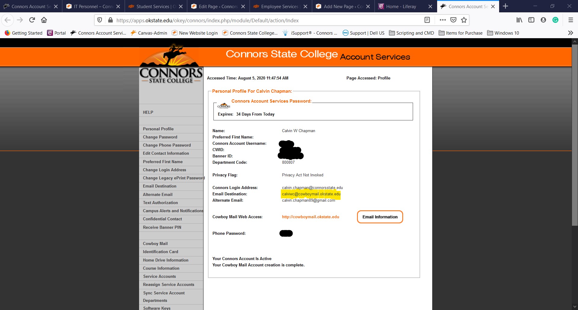 Office 365 Instructions – Connors State College