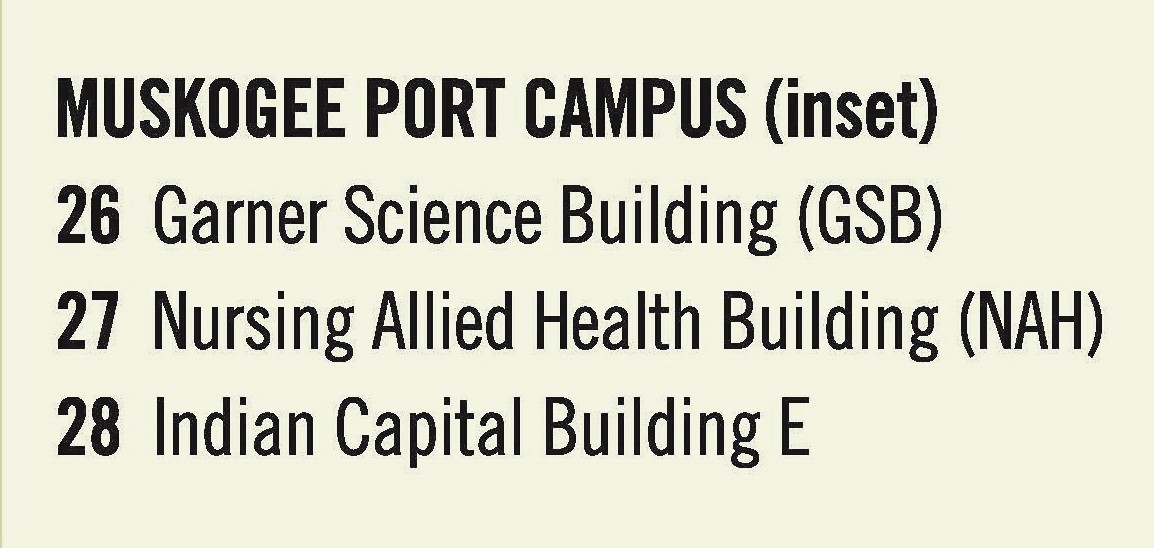 Muskogee Campus Map – Connors State College